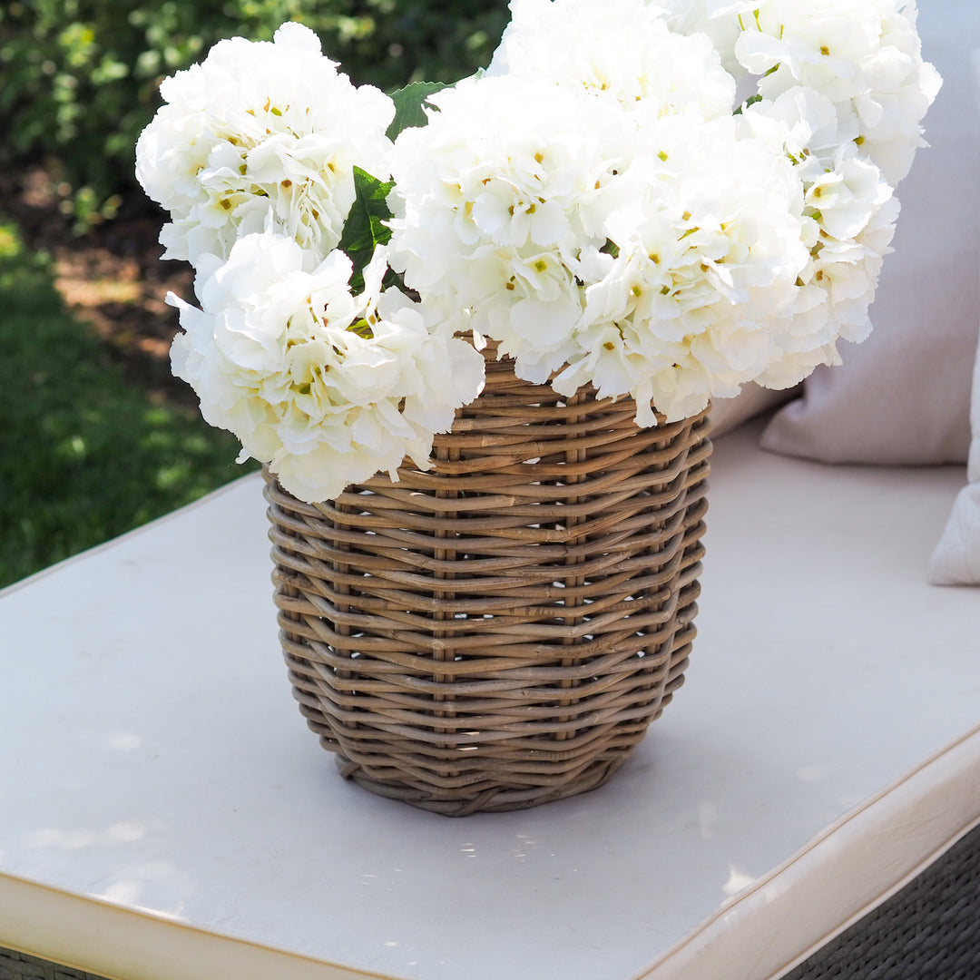 Small Round Rattan Willow Basket – Dot and Blush